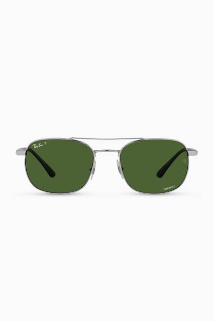 Shop Ray-Ban Blue RB4341 Chromance Sunglasses in Acetate for Men ...