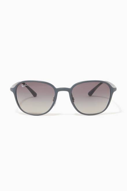 Shop Ray-Ban Blue RB4341 Chromance Sunglasses in Acetate for Men ...