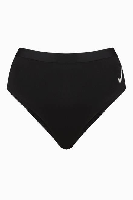 Shop Nike Orange High Waist Cheeky Bikini Bottoms for Women | Ounass Saudi